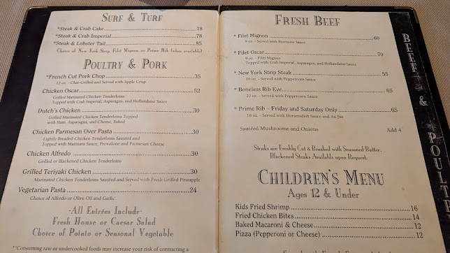 Dutch’s Daughter Menu, Hours, Prices & Location | Fine Dining Frederick, MD
